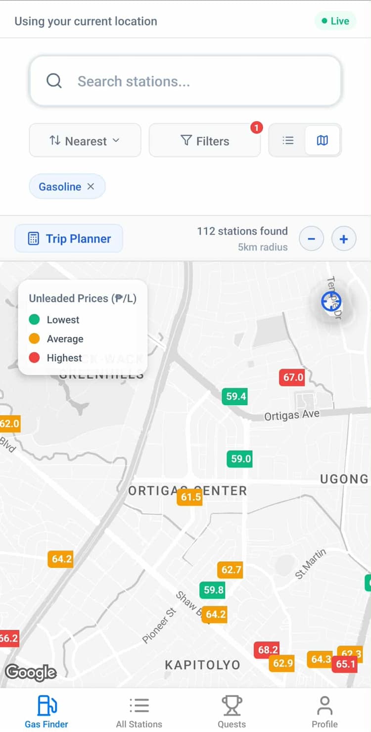 GasLite - Find Cheapest Gas Prices Near You